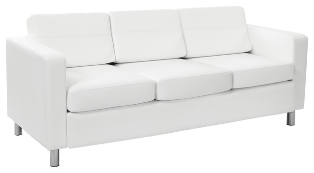 Pacific Dillon Vinyl Sofa Couch - Contemporary - Sofas - by Office Star ...