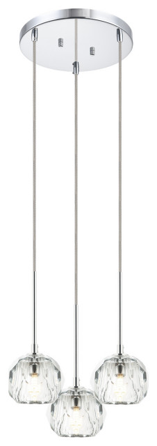 Matteo Lighting C61433CH Pendant, Chrome Finish - Contemporary ...