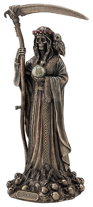 Santisima Muerte, Religious Statue - Traditional - Decorative Objects ...