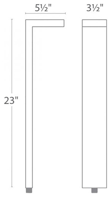 Ledge LED 12V Path-Light 2700K, Black - Modern - Path Lights - by ...