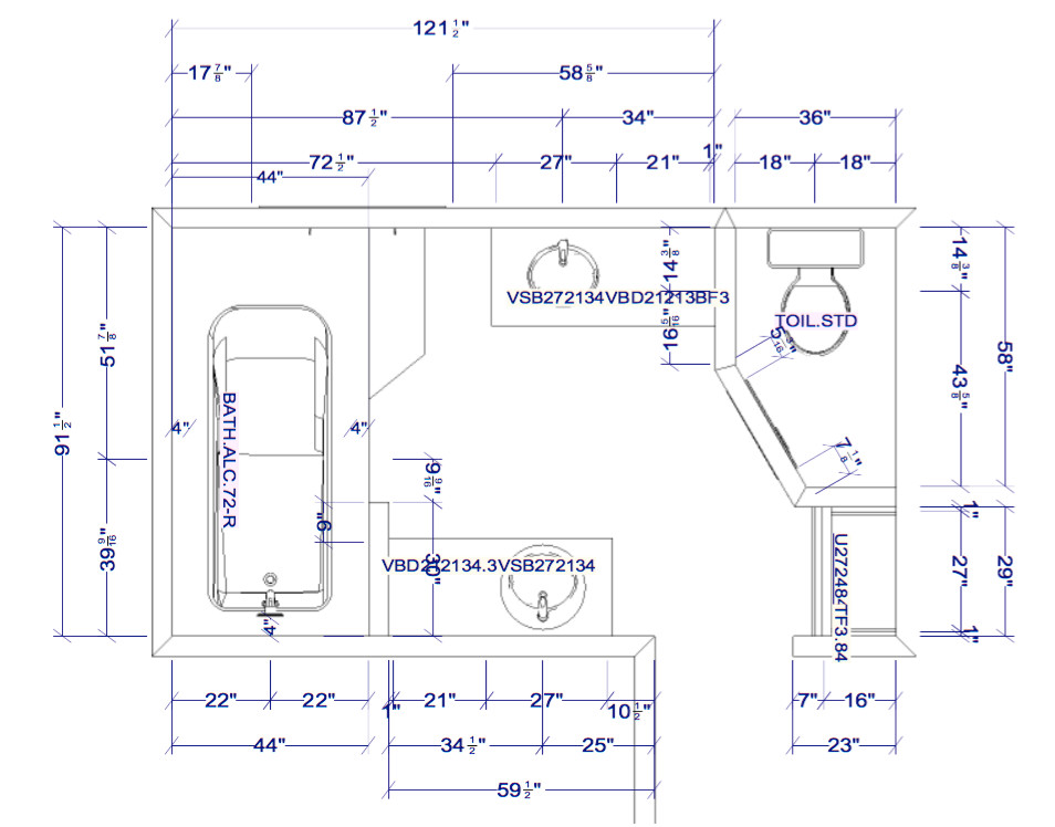 Advice on placement of rain shower head in combo bath/shower