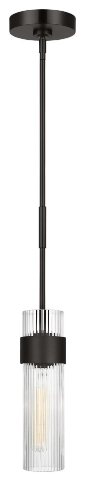 Geneva 1-Light Indoor Pendant Ceiling Light, Aged Iron - Transitional ...