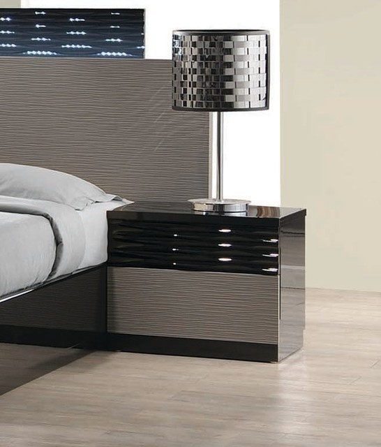 Romania Bedroom 2-Drawer Nightstand - Contemporary - Nightstands And ...