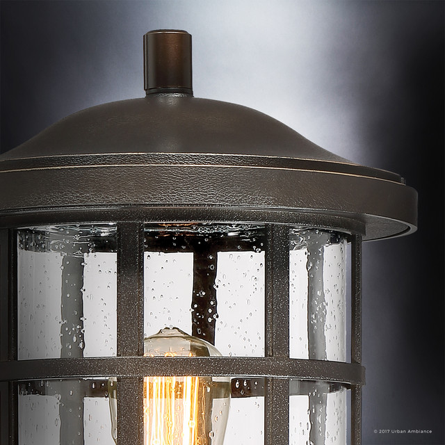 Luxury Craftsman Bronze Outdoor Post Light, Medium, UQL1047, Vienna ...