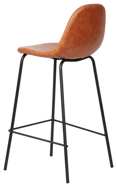 Smart Counter Stool, Cognac Brown - Midcentury - Bar Stools And Counter ...