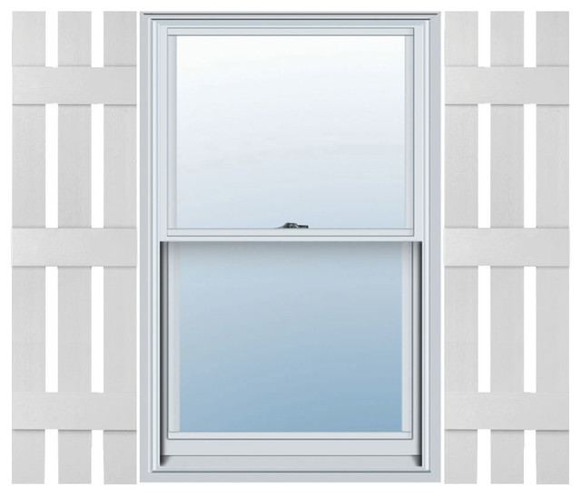 Mid-America, Mid-America, Standard Size Three Board Spaced Shutters ...