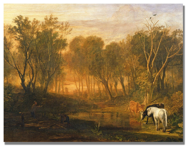 'The Forest of Berer' Canvas Art by Joseph Turner, 18" x 24 ...