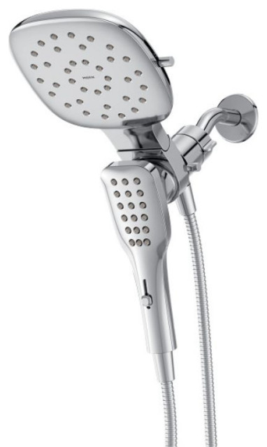 Moen Verso 16in Chrome 2-in-1 Square Shower Combo with Infiniti Dial ...