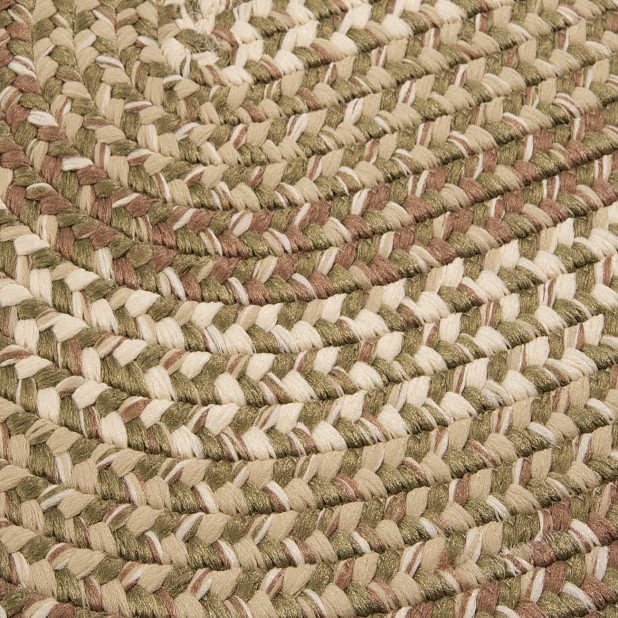 Braxton - Green 10x14, Oval, Braided - Farmhouse - Outdoor Rugs - by ...