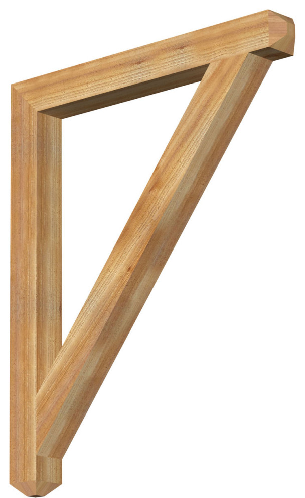 Traditional Craftsman Bracket, 38"Dx46"H - Transitional - Corbels - by ...