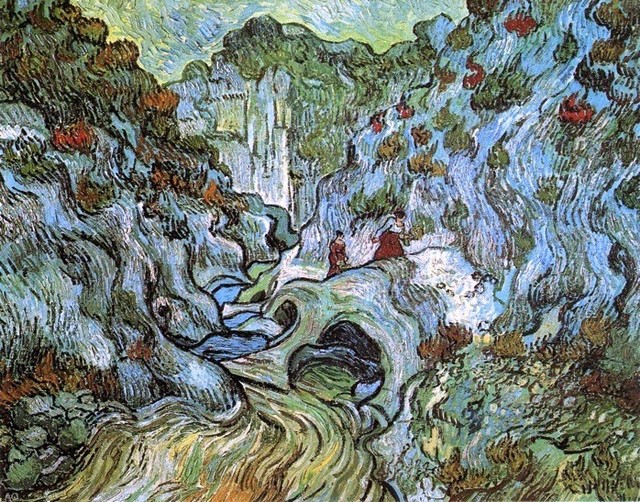 Vincent Van Gogh Les Peiroulets Ravine Gallery Wrap Canvas, 21x28 ...