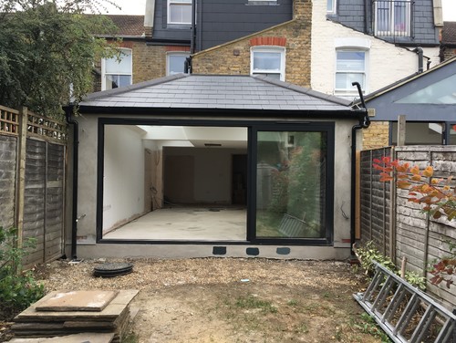 Render colour rear extension