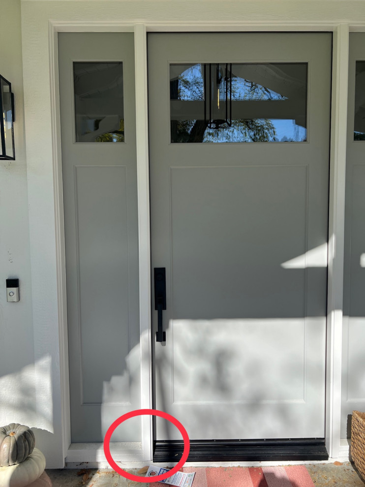 Main door frame loose