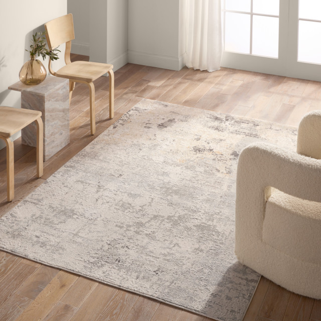 Jaipur Living Verrine Abstract Gray/Cream Area Rug, 3'11"X5'11 ...