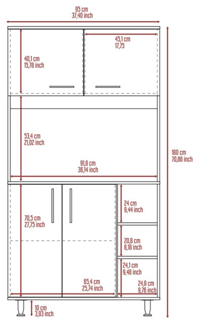 Home Square 2-Piece Set with Pantry Cabinet and 150 Wall Cabinet ...