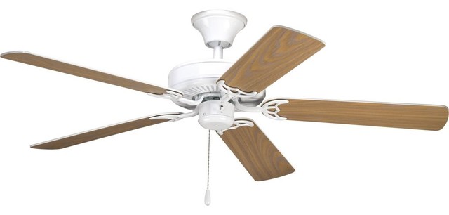 Progress Lighting Airpro Builder 52" 5-Blade Ceiling Fan - Traditional ...