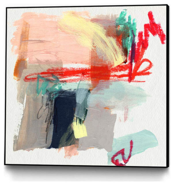 "Abstract Metro Maps I" Framed Canvas by Giant Art 30"x30", 30 x 30 ...