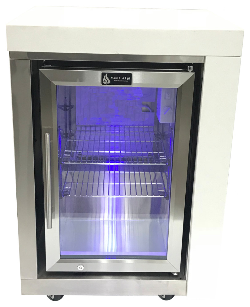 Mont Alpi Single Fridge Module - Modern - Outdoor Refrigerators - by ...