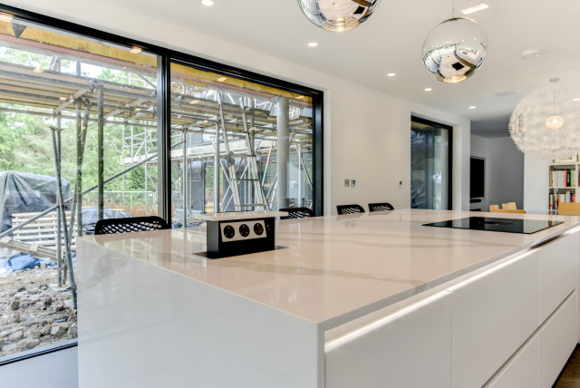 Ultramodern German Kitchen in Ewhurst, Surrey - Modern - Kitchen ...