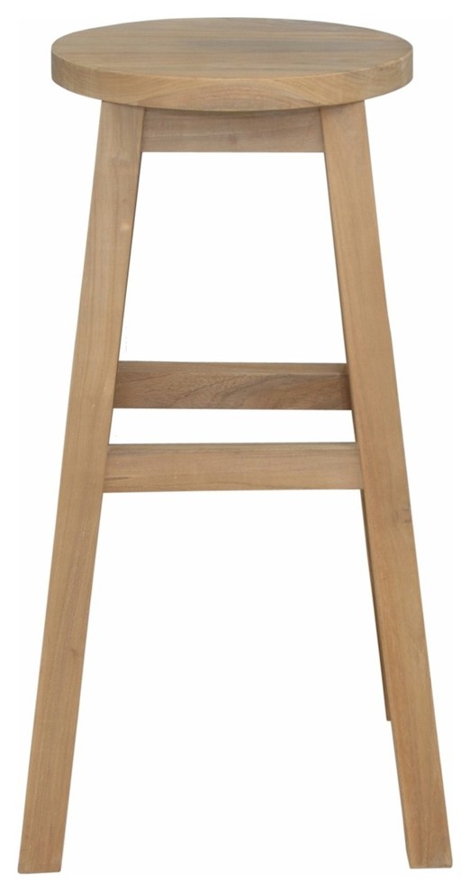 Alpine Round Counter Stool - Transitional - Outdoor Bar Stools And ...