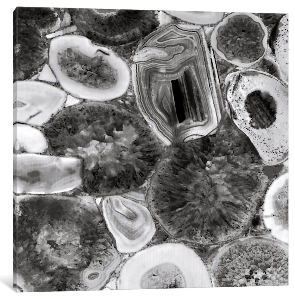 "Agate In Grey I" by Danielle Carson, Canvas Print, 12x12x1.5 ...