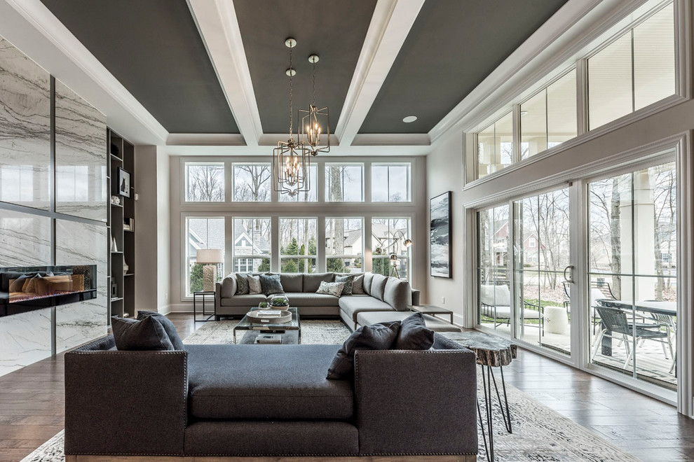 Simplified Living Custom Home in Powell, Ohio - Traditional - Columbus ...