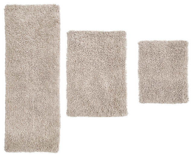 Fantasia Bath Rug, 3-Piece Set, 17"x24", 21"x34", 21"x54 ...