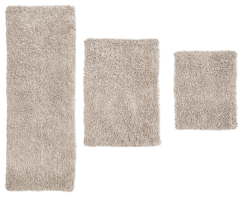 Fantasia Bath Rug, 3-Piece Set, 17"x24", 21"x34", 21"x54 ...
