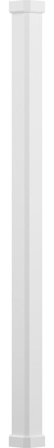 6" x 8' Endura-Aluminum Craftsman Style Column, Square Shaft, Textured ...