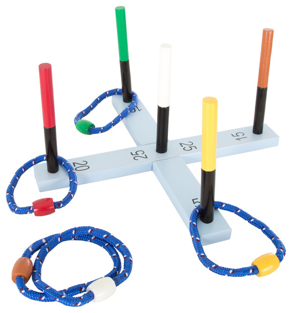 Rope Ring Toss Game by Hey! Play! - Contemporary - Kids Toys And Games ...
