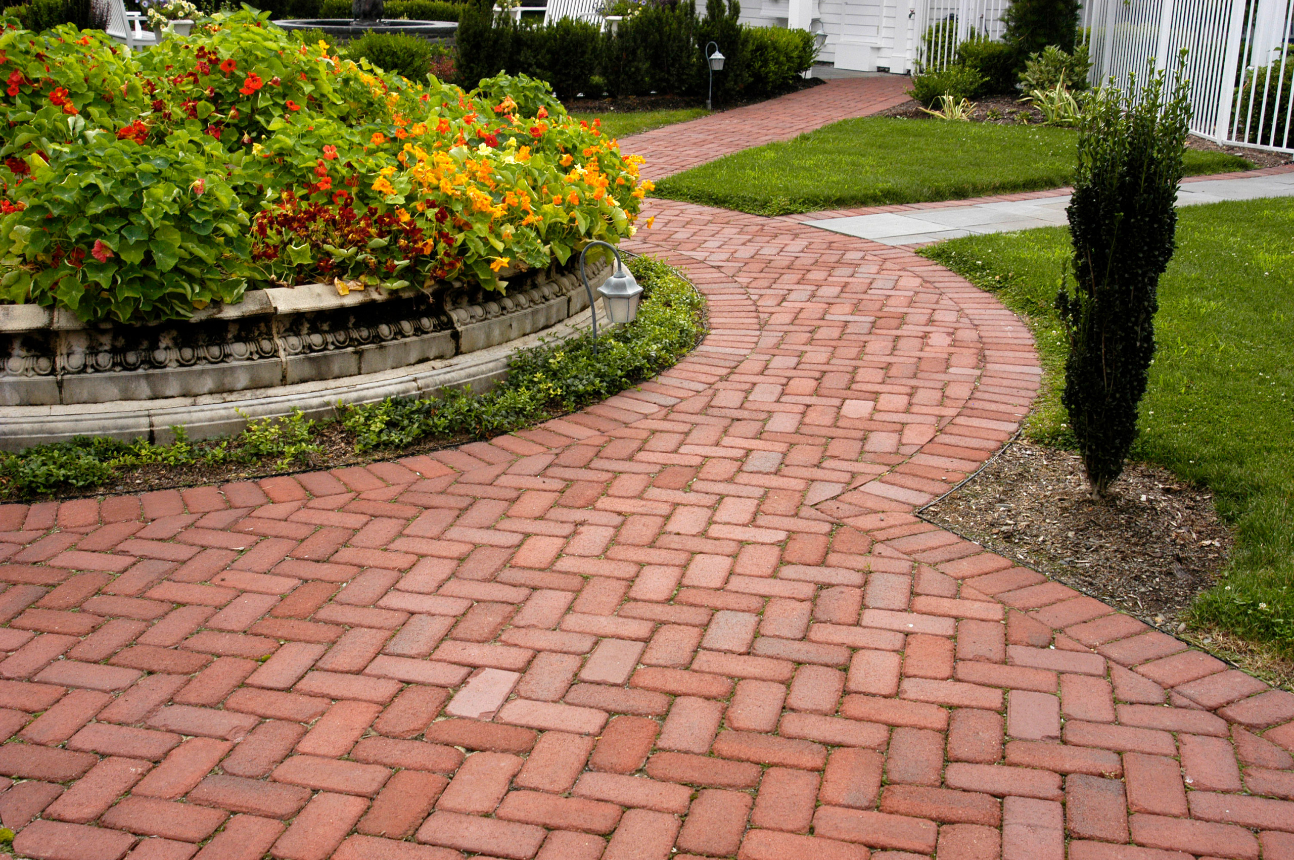 Red Brick Patio Layout Designs Clay Brick Pavers: An Ideal Choice For