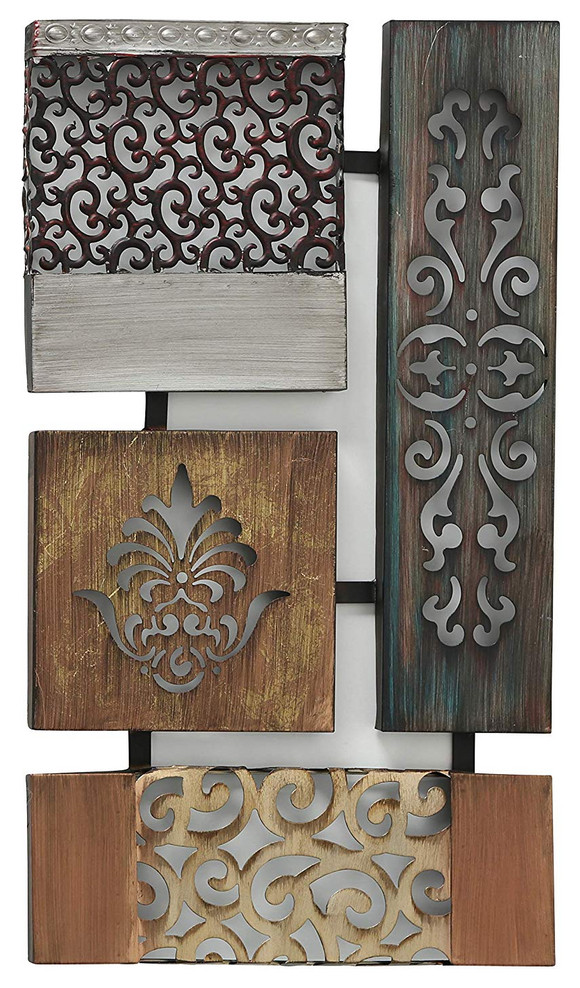 Four Floating Rectangles Wall Decor - Transitional - Wall Accents - by ...