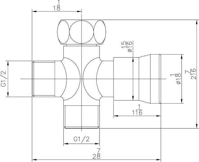 Dawn Push Pull Shower Arm Diverter - Transitional - Tub And Shower ...