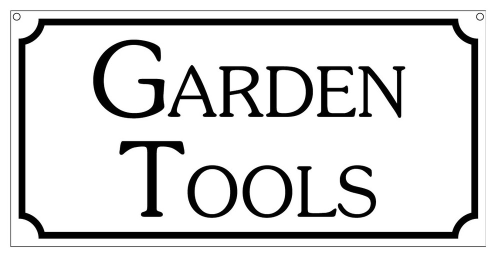 Garden Tools, Aluminum Nursery Gardening Plants Sign, 6"x12 ...