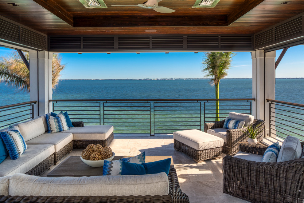 Longboat Key British West Indies - Beach Style - Deck - Tampa - by ...