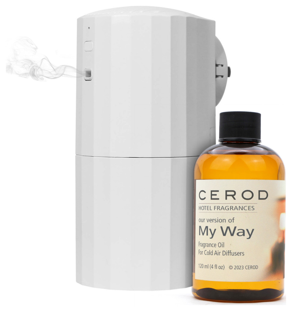 CEROD - Plug-in Waterless Oil Diffuser & My Way Hotel Scent Oil Set ...