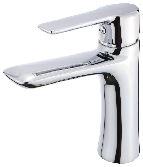 Fine Fixtures Round Single Hole Bathroom Faucet - Contemporary ...