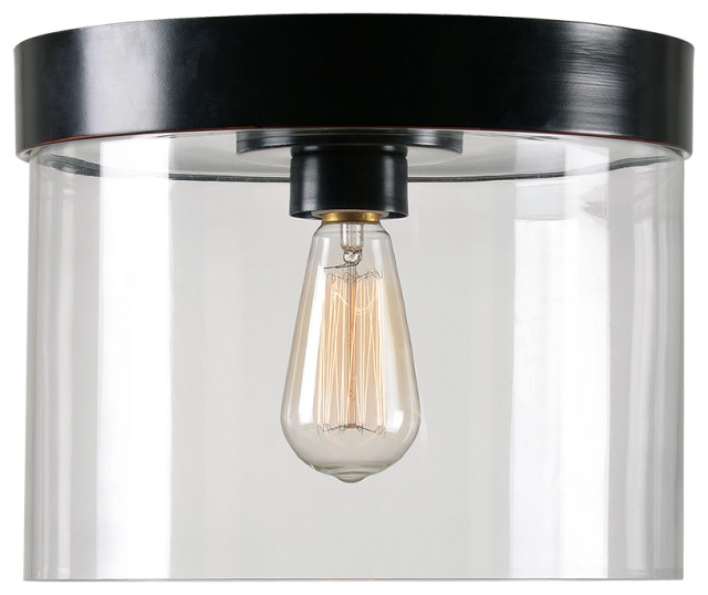Kenroy 91837ORB 1-Light Flush Mount, Capri - Transitional - Flush-mount ...