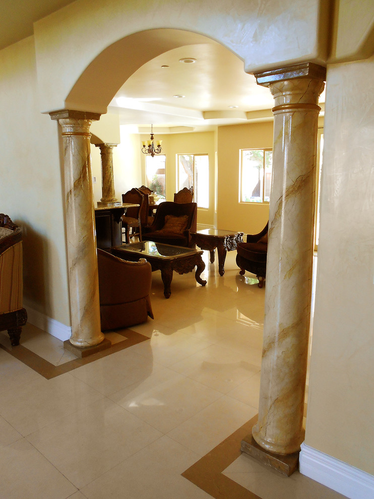 Faux Marble Columns - Traditional - Los Angeles - by Faux Finish ...
