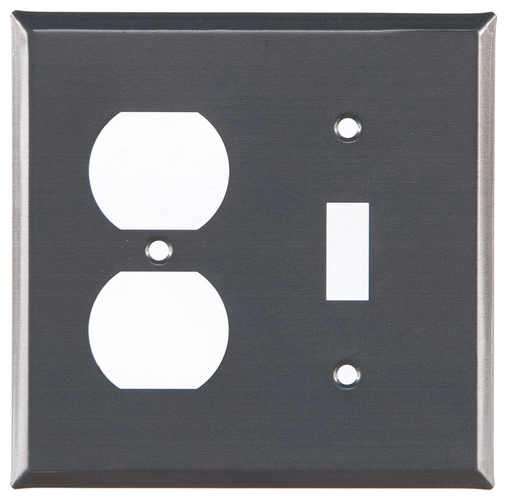 Outlet and Switch Cover Unpierced - Transitional - Switch Plates And ...