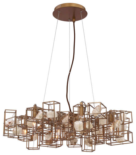Eurofase 31836-012 7-Light Chandelier, Patton - Transitional ...