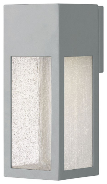 Hinkley Lighting Outdoor Rook LED Medium Wall Mount, Titanium 1784TT-LL ...