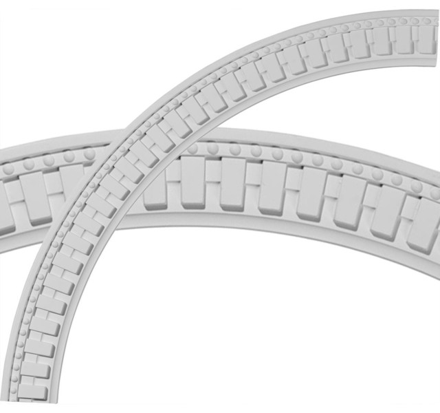 Dentil and Bead Ceiling Ring, 1/4 of complete circle - Traditional ...