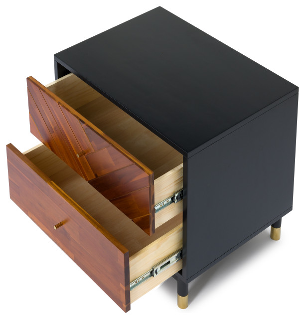 Jacob Side Table, Large - Contemporary - Nightstands And Bedside Tables ...