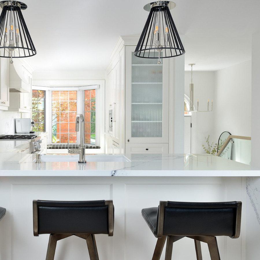 L-Shaped Kitchen with peninsula - Transitional - Kitchen - Other - by ...