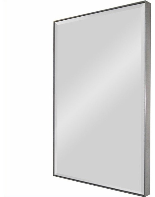 Hawthorne Collections Mirror in Silver - Contemporary - Wall Mirrors ...