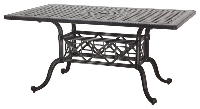 Grand Terrace 42"x63" Rectangular Balcony Table - Traditional - Outdoor ...