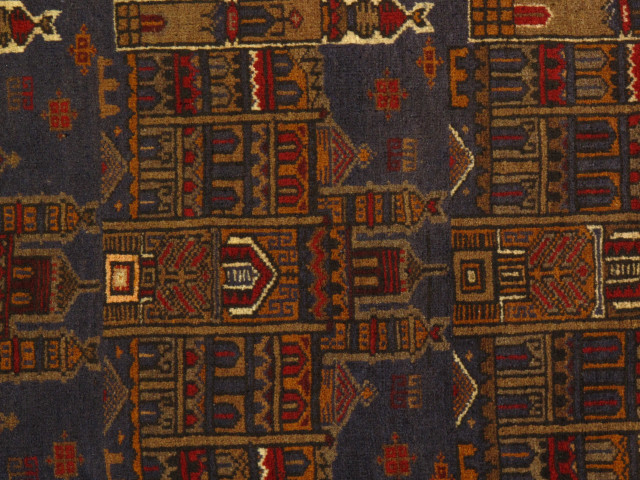 Navy Balouchi Prayer Rug 3'x5 - Southwestern - Area Rugs - by Pasargad ...