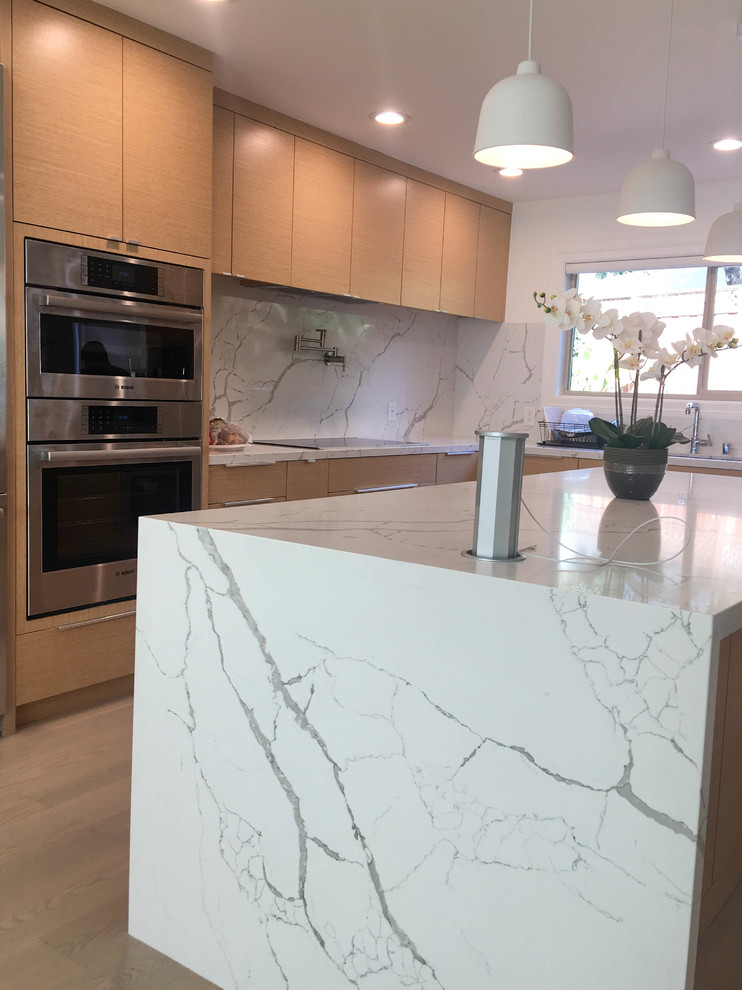 Belmont Modern Rif Oak Kitchen - Modern - Kitchen - San Francisco - by ...