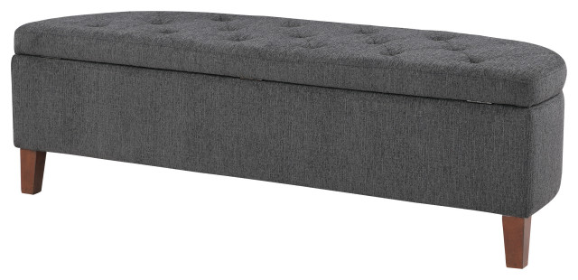 Jaycee 60" Storage Bench - Transitional - Accent And Storage Benches ...